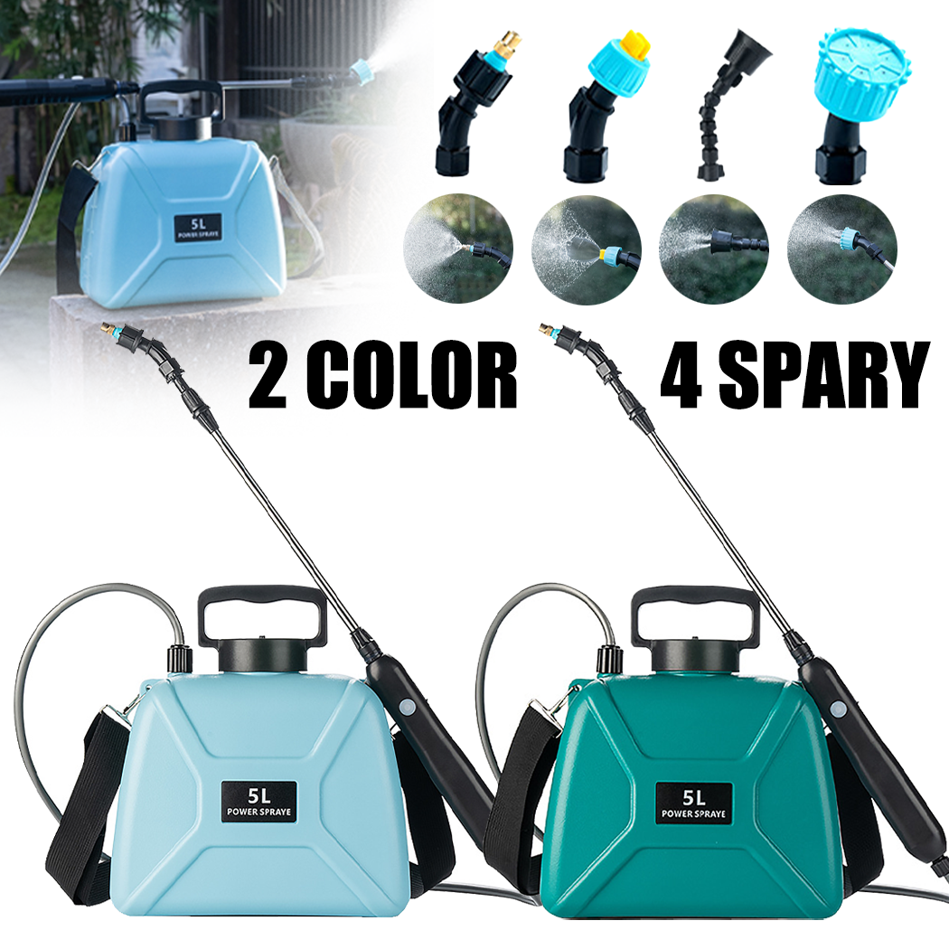 PORIYA 5L Electric Rechargeable Battery Weed Sprayer Portable Farm Gar